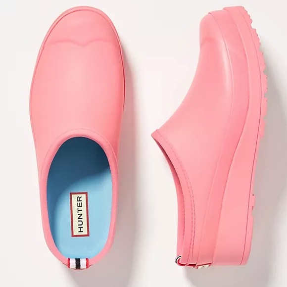 Hunter | Shoes | New Hunter Play Clogs In Pink Size 9 | Poshmark